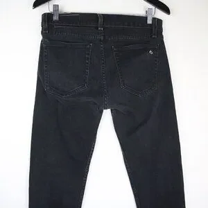 rag & bone | Jeans | Rag Bone Black Standard Issue Fit Skinny Leg Black ...
